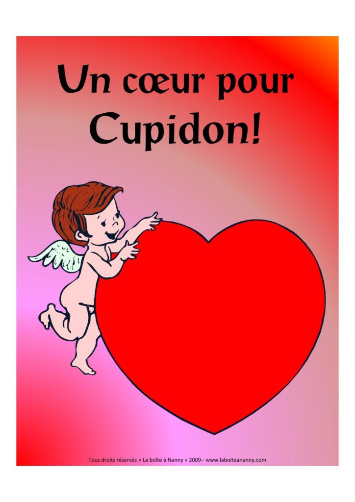 Un coeur pour Cupidon jeu ambiance party st-valentin: La boîte à Nanny