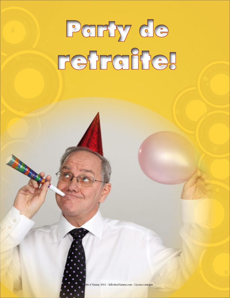 Jeux et animation pour un party de retaite d'un employé pour animer la ...